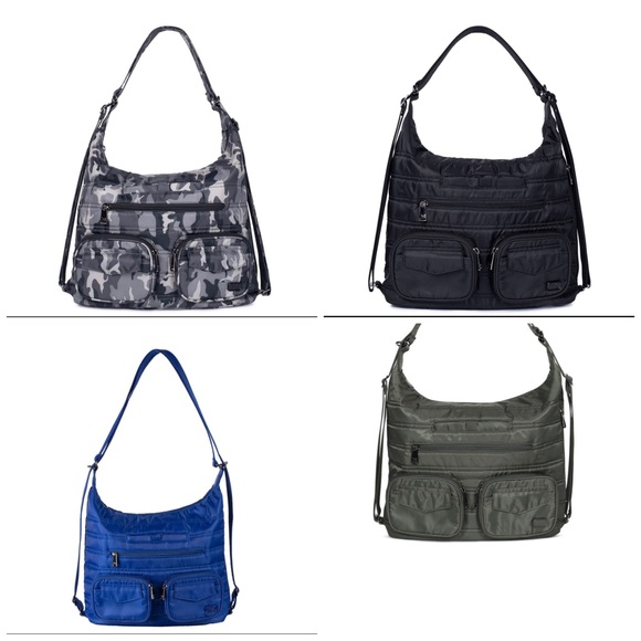 lug | Bags | Lug Zipliner Convertible Hobo Bag Backpack Like New | Poshmark